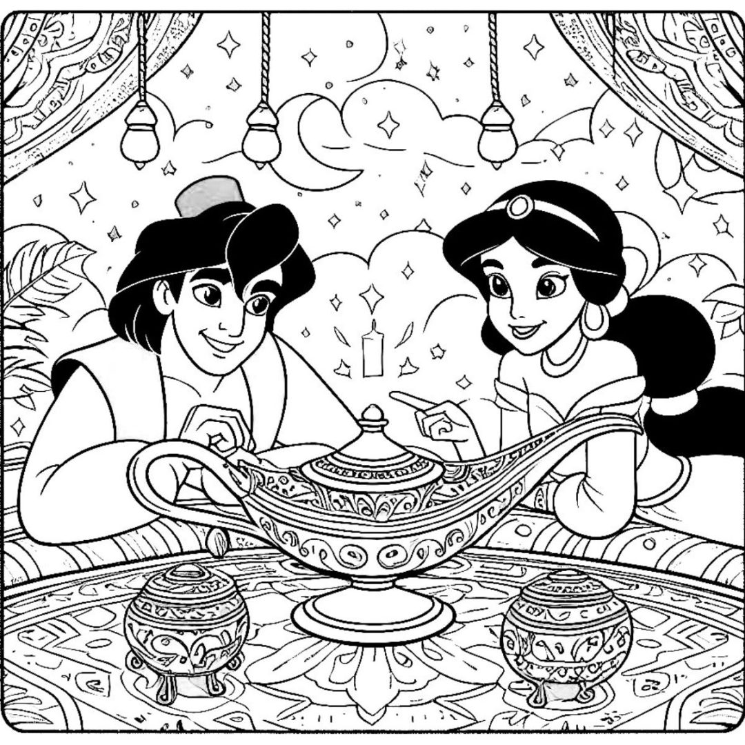 Aladino y la lámpara mágica | Mi Libro de Cuentos | Fabulas e historias ...